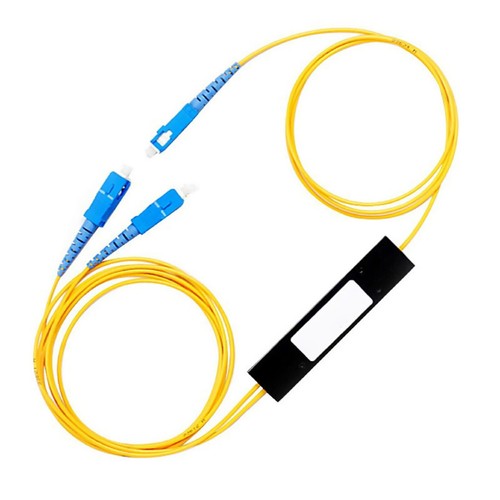 2m Ftth SC UPC 1X2 PLC Singlemode Fiber Optical Splitter FBT Optical ...