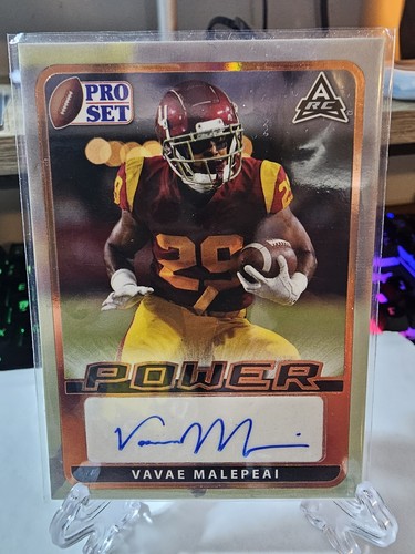 2021 Leaf Pro Set #BA-VM1 Vavae Malepeai Gold Power Auto Near mint or ...