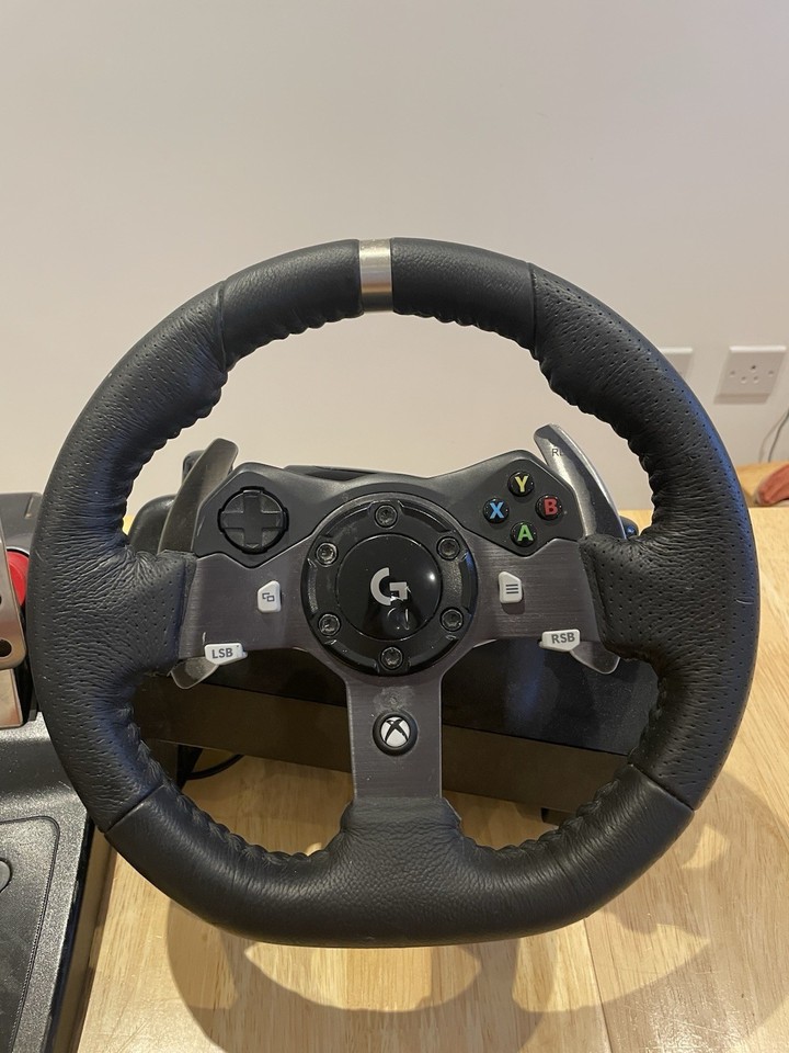 Logitech G920 Steering Wheel and Pedals for Xbox / PC Untested | eBay UK
