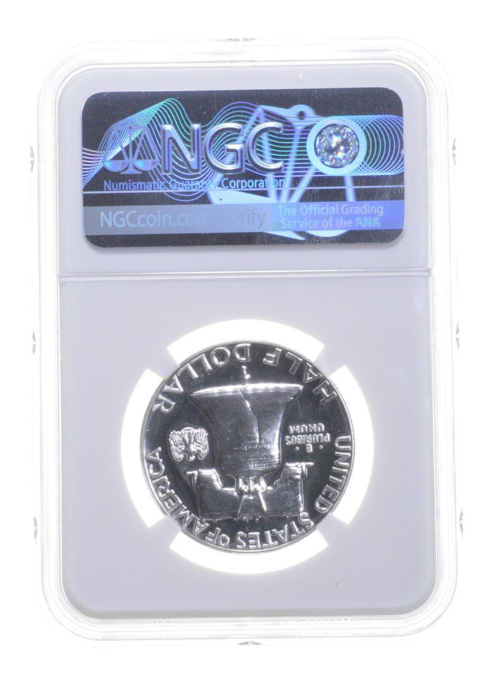 PF68 1958 Proof Franklin Half Dollar NGC Graded White Coin Spot Free ...