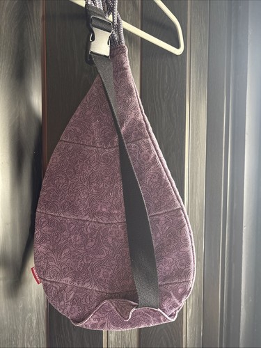 Union Bay Purple Rope Bag Cotton Crossbody shoulder Sling backpack ...