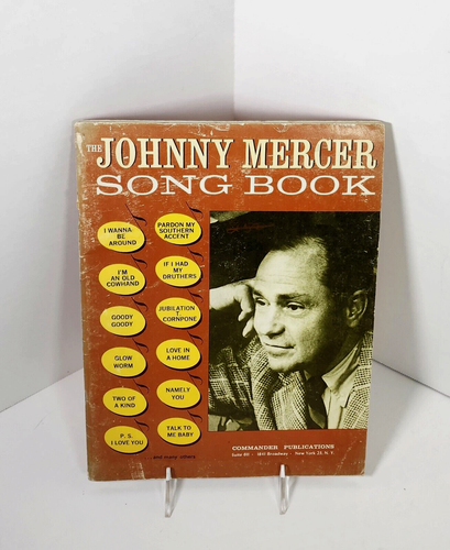The Johnny Mercer Song Book (1965) Piano/Vocal/Guitar~My Love For You ...