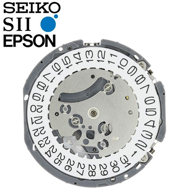 SEIKO VK63 MECAQUARTZ Tricompax Chronograph Watch Movement 3 Hands ...