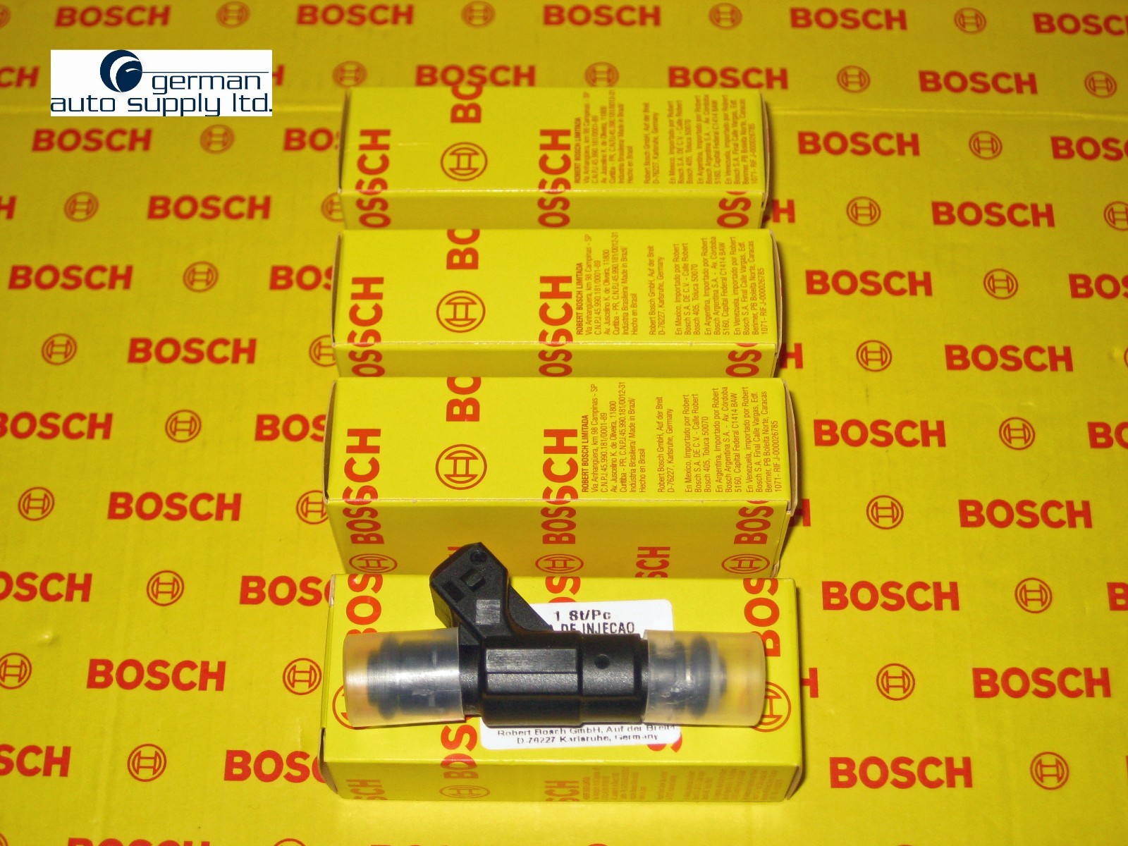 Audi - Volkswagen 4 Piece Fuel Injector Set - BOSCH - 0280156061, 62678 ...