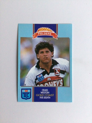 Fielders 1993 NSWRL Rugby League Card - Gold Coast Seagulls Craig ...