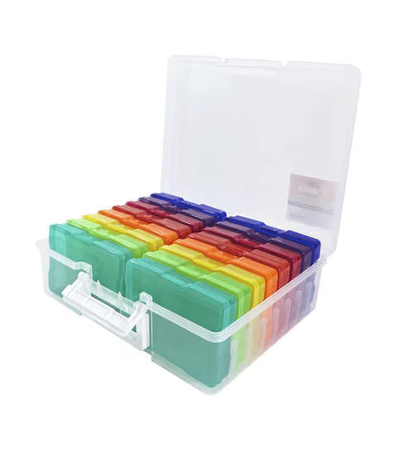 Photo and Craft Keeper 4 x 6 Photo Bead Storage Box 16 Inner ...