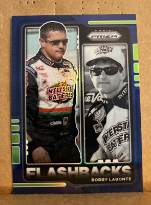 Bobby Labonte 2021 Panini Prizm Racing Flashbacks Blue Card #73 NASCAR ...
