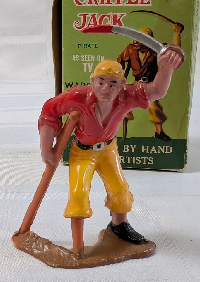 1960'S CRIPPLE JACK PIRATE TOY WARRIORS OF THE WORLD BY MARX VINTAGE ...