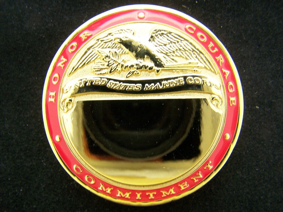 US Marine Corps Second Lieutenant Engravable Rank Challenge Coin | eBay