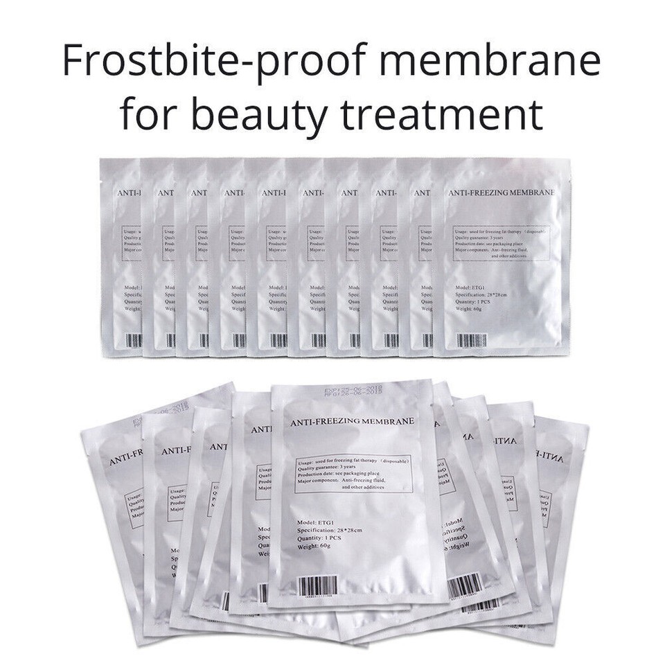 10-100PCS S/M/L Antifreeze Membrane Cryo Pad For Cold Lipolysis Machine ...
