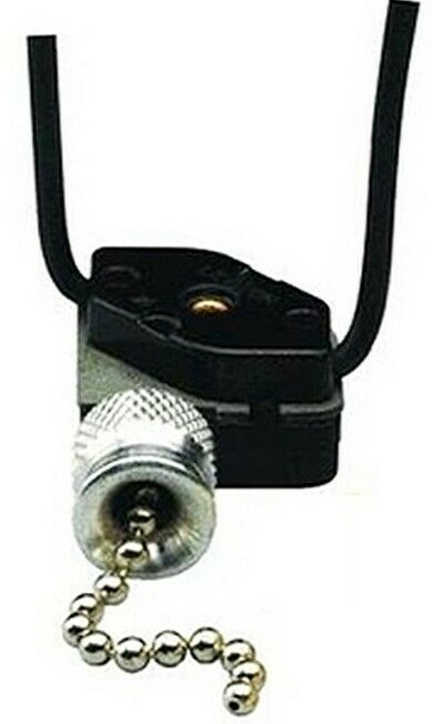 PULL CHAIN 2 way SWITCH Nickel silver Lamp Light Appliance LEVITON 10097 10097-8 | eBay