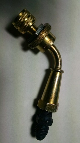 K-3706 Aircraft Goose Neck Strut Service Adapter with large bore ...