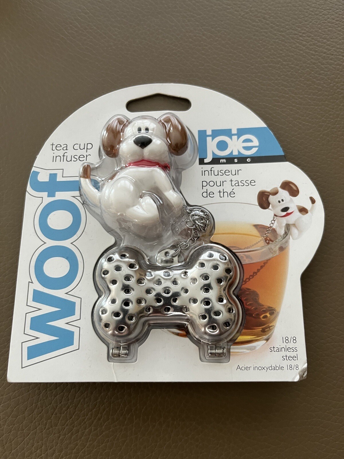 Joie Woof 18/8 Stainless Steel Bone Dog Tea Cup Infuser BNIP SEALED | eBay