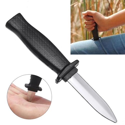 Retractable Fake Knife Prank Toy for Halloween Party Magic Joke Trick ...