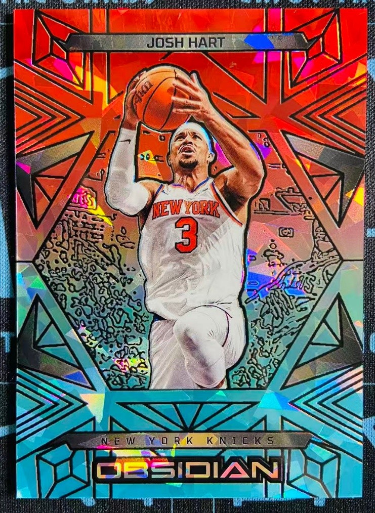 Josh Hart 2024 Obsidian #136 Electric Etch Fire & Ice /49 Price Guide ...