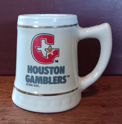 1983 Houston Gamblers USFL Football 2.75'' Mini Mug Stein United States ...