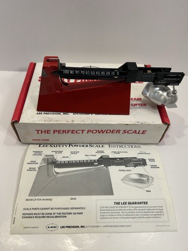 Lee 90681 Precision Safety Magnetic Powder Scale 100 Gr. - Red | eBay