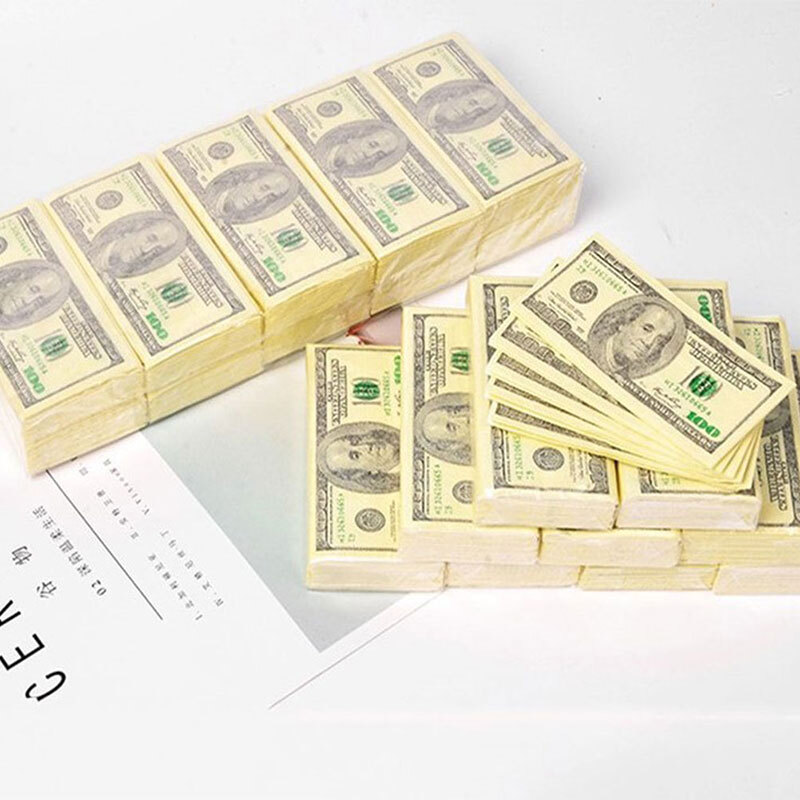 10 Pcs/Set Creative 100 Dollars Money Napkins Paper Toilet Bath Party ...