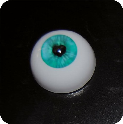 ACRYLIC LIFE LIKE DOLL EYES ~ 8mm HALF ROUND, MUST READ RED DESCRIPTION ...