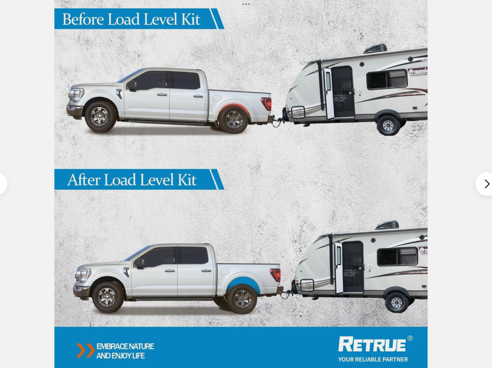 Rear Air Bags Suspension Kit for 2015-2023 Ford F150 Truck Towing, 5000 ...