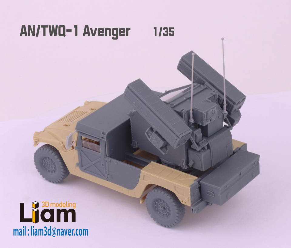 1/35 scale AN/TWQ-1 Avenger Conversion Kit model 3d printed kit | eBay