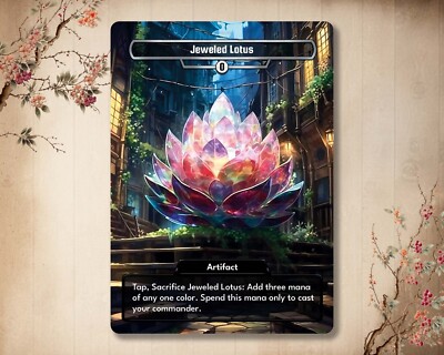Jeweled Lotus - High Quality Custom Card [ Alternative Custom Art ] | eBay