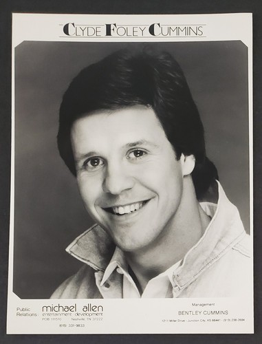 1980s Clyde Foley Cummins Country Music Singer Musician Vtg Promo Photo ...