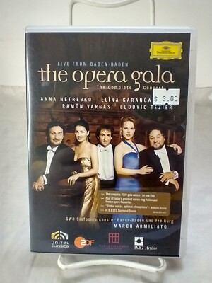 The Opera Gala Complete Concert DVD Used Untested Marco Armiliato | eBay