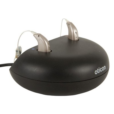 Oticon More 1 Minirite Set Left & Right W/ Charger Tested Works Hearing ...