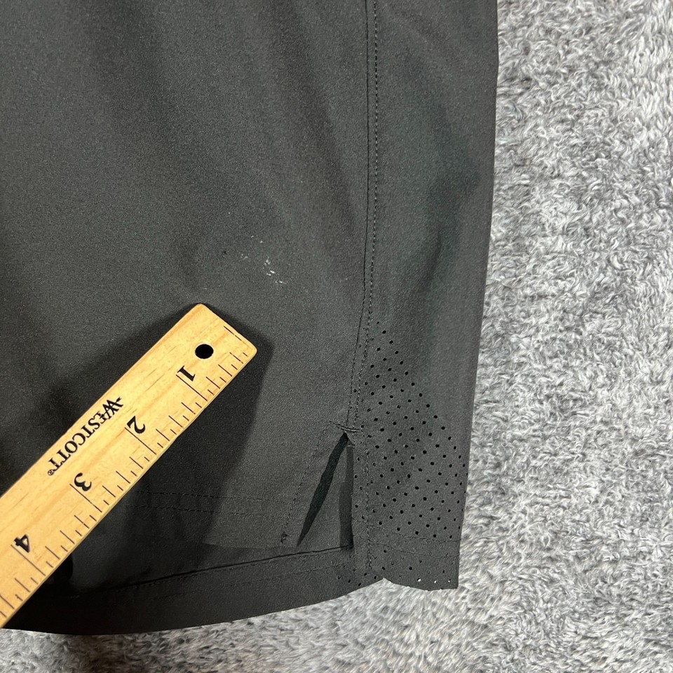 UNRL Shorts Mens Large Black Gym Athletic Performance Casual Drawstring ...