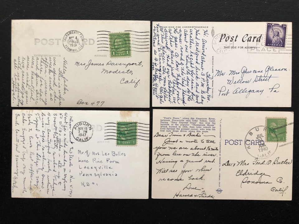 [4] Fred's Place Highway 50 California postcards [all posted] | eBay