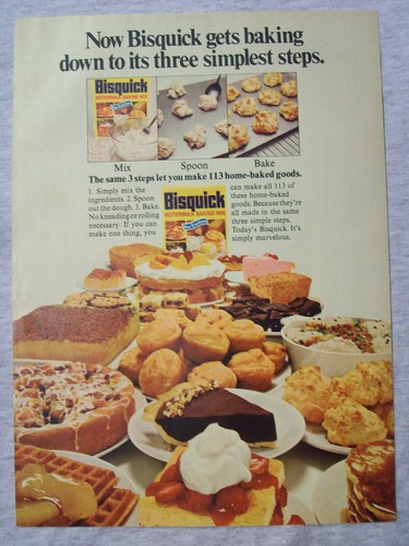 1970 Magazine Advertisement Page For Bisquick Buttermilk Baking Mix ...