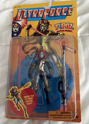 New 1995 Galoob UltraForce Topaz Ultra Hero Action Figure Toy | eBay