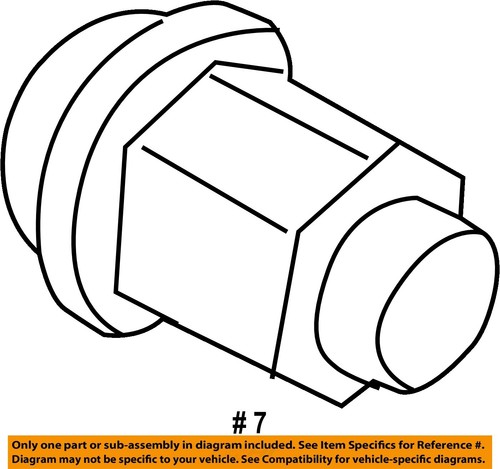 Genuine Ford Wheel Nut ACPZ1012H for sale online | eBay