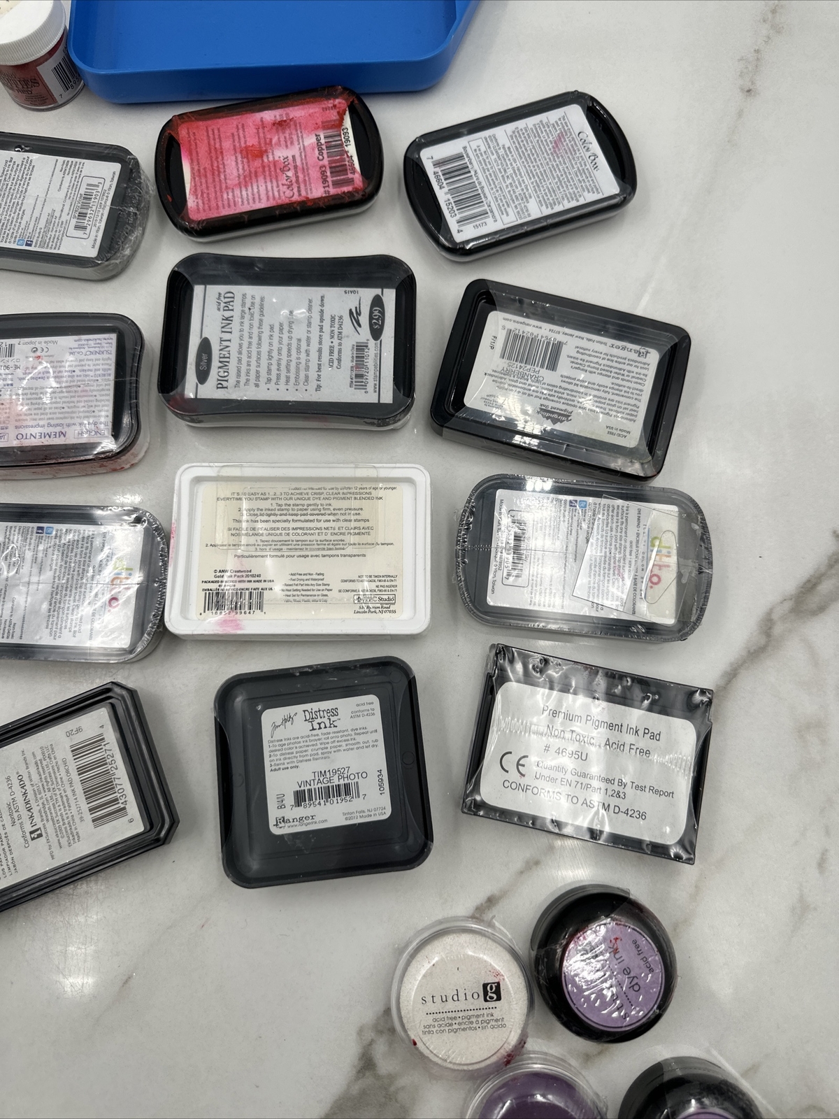 Stamp Ink Pad Lot Color Box Ink Pad Lot Watermark Ink Pad Archival Ink ...