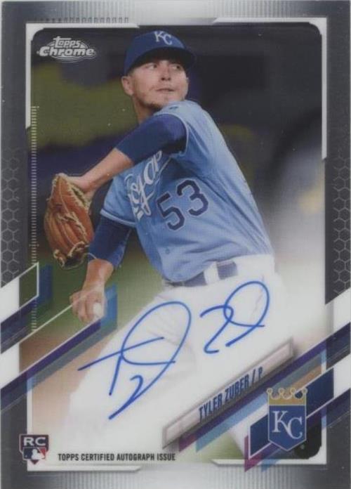 2021 Topps Chrome - Rookie Autographs Tyler Zuber #RA-TZ (AU, RC) for ...