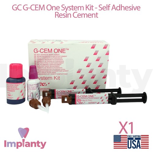 Dental G-CEM One System Kit Self Adhesive Resin Cement Versatile ...