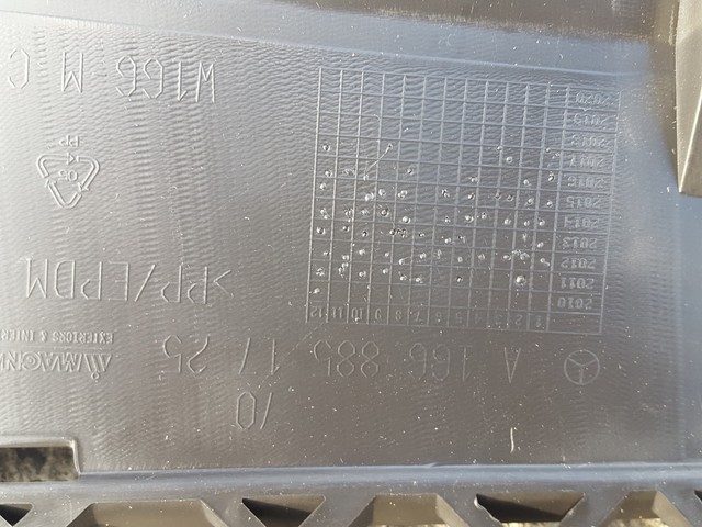 MERCEDES BENZ MB ML CLASS NEW OEM W166 FRONT BUMPER LOWER TRIM ...