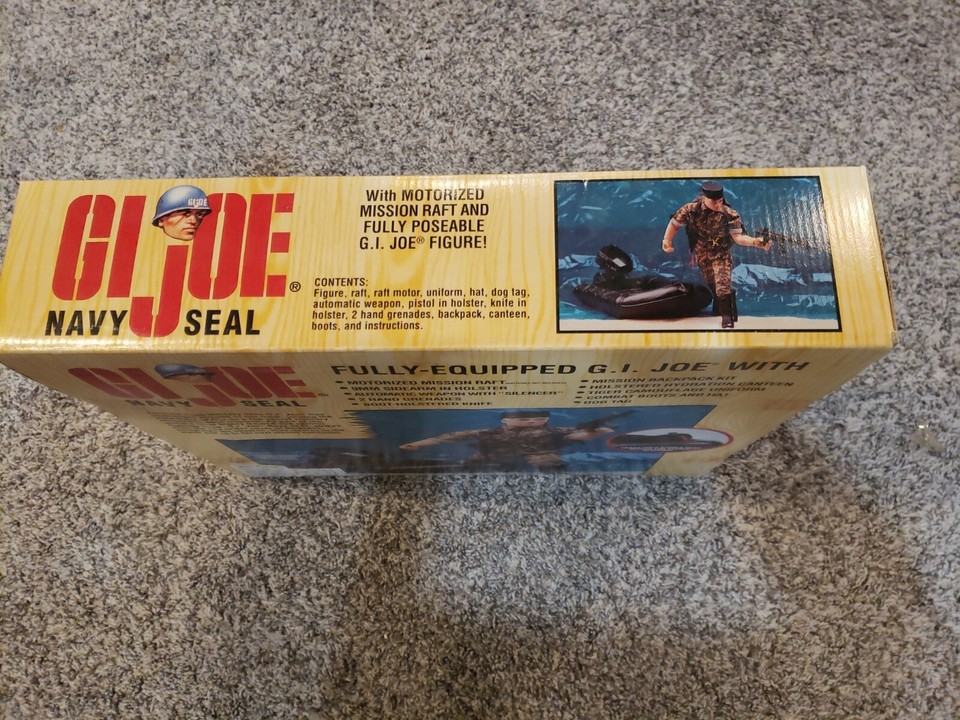 Hasbro G.I. Joe: Navy Seal with Motorized Mission Raft Limited Edition ...