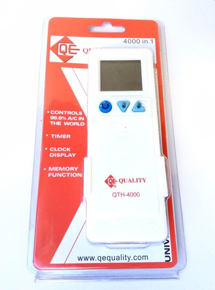 QTH-4000 Mini Split Universal Remote Control,4000 Codes, Controls 99.9% ...