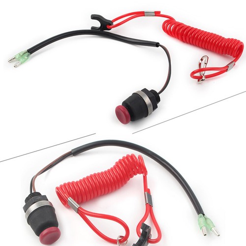 Boat Outboard Engine Kill Switch Tether Cord Lanyard For Marine Mercury ...