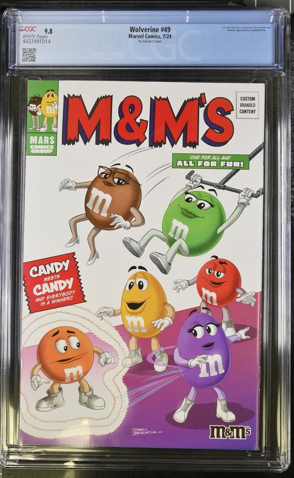 Wolverine #49 CGC 9.8 Leinil Francis Yu Adamantium Armor Variant Marvel ...