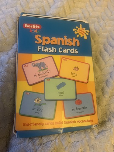 Jumbo 50 Spanish Flash Cards, Berlitz | eBay UK