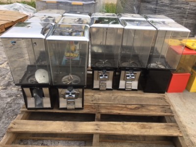 RARE Big Case Northwestern Super Mega 60 Vending Machine Gumball Candy ...