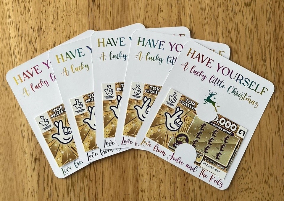 Lotto Scratch Card/Gift Voucher Holders | eBay UK