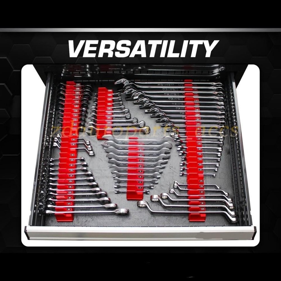 46-80X Magnetic Modular Wrench Organizer Compact Tool Storage Slots ...