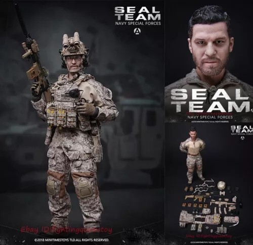 Mini Times toys M012 US Navy Special Forces Seal Team Soldier 1/6 ...