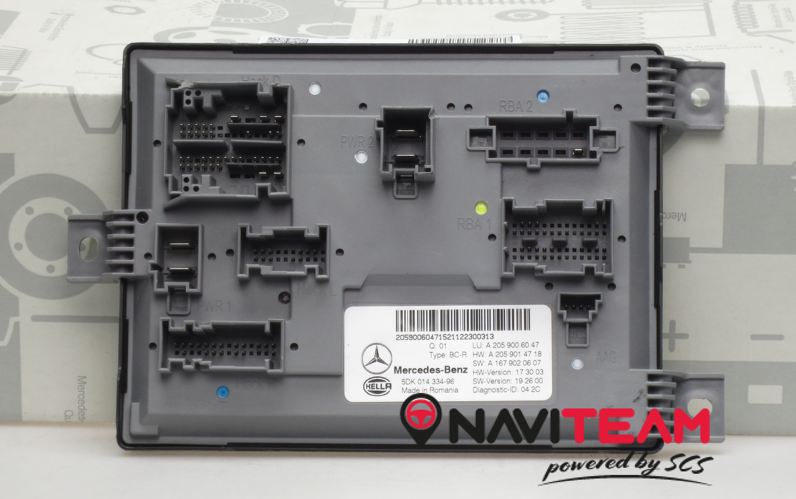 Rear signal acquisition and actuation module Mercedes-Benz A2059006047 ...