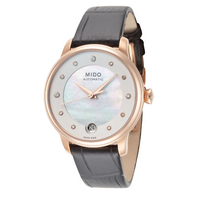 Mido Women's Baroncelli II 33mm Automatic Watch M0392073610600 | eBay