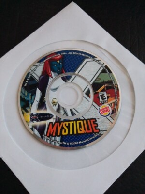 Burger King Promo X-Men: Evolution - Mystique - (2001 Marvel) - CD-ROM PC Game | eBay